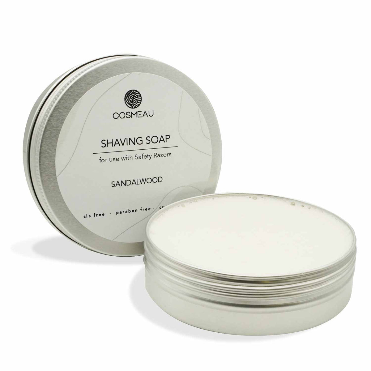Cosmeau Shaving Soap for Safety Razors - Sandalwood – Bamboozy COM